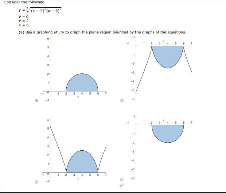 Solved (b) Use the integration capabilities of the graphing | Chegg.com