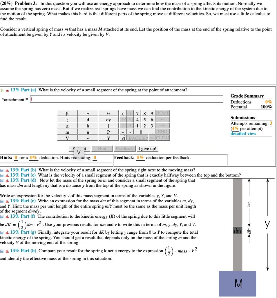(20\%) Problem 3: In this question you will use an | Chegg.com