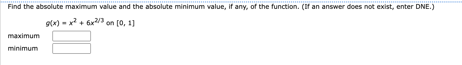Solved Find The Absolute Maximum Value And The Absolute