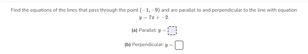 Solved Find the equations of the lines that pass through the | Chegg.com