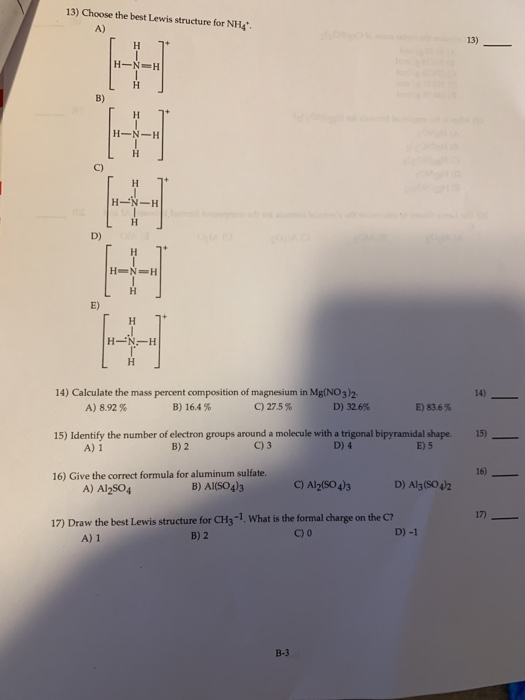 Nh4 1 Lewis Structure