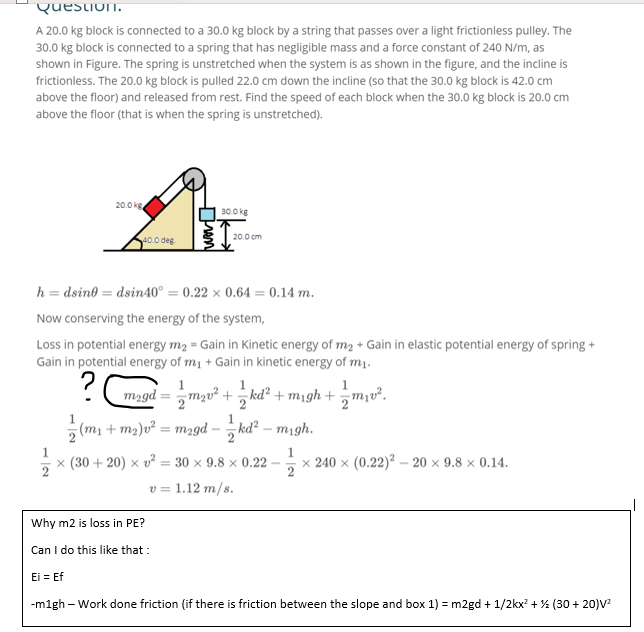 Solved Hello, can you please kindly help with this physics | Chegg.com