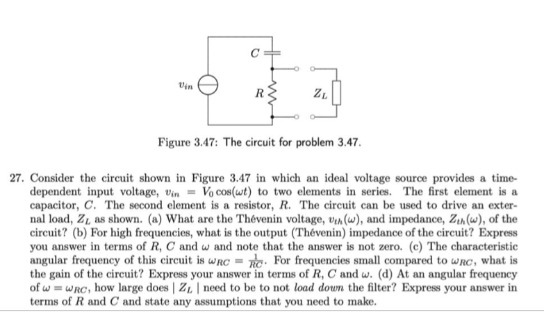 Solved Figure 347 The Circuit For Problem 347 27 2925