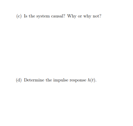 Solved Consider a stable continuous-time LTI system | Chegg.com