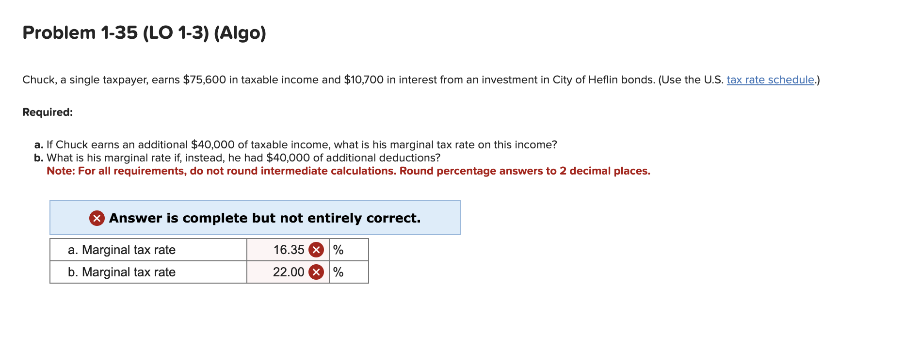 Solved Chuck, a single taxpayer, earns $75,600 in taxable | Chegg.com