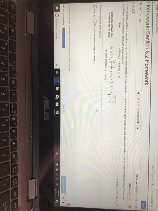 Solved Homework Section 8 2 Homework Score 0 Of 1 Pt