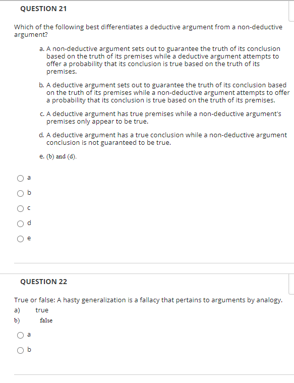 Solved QUESTION 21 Which of the following best | Chegg.com