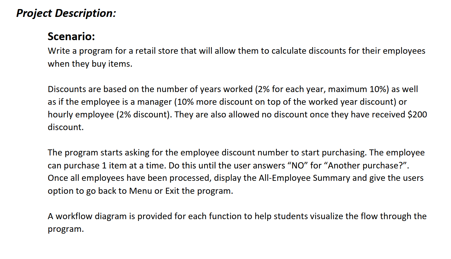 Solved Project using Python. Please complete the project in | Chegg.com