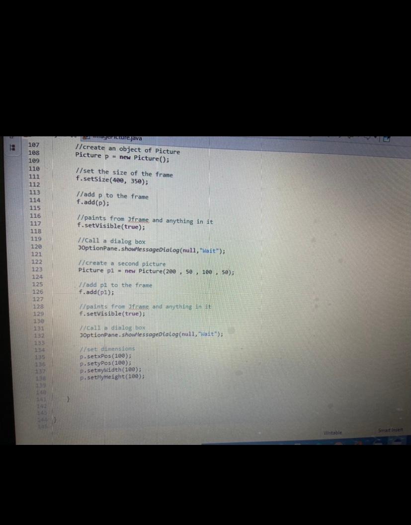 magpicture.java 18 import java.awt.Color: 8@ /** 7 | Chegg.com