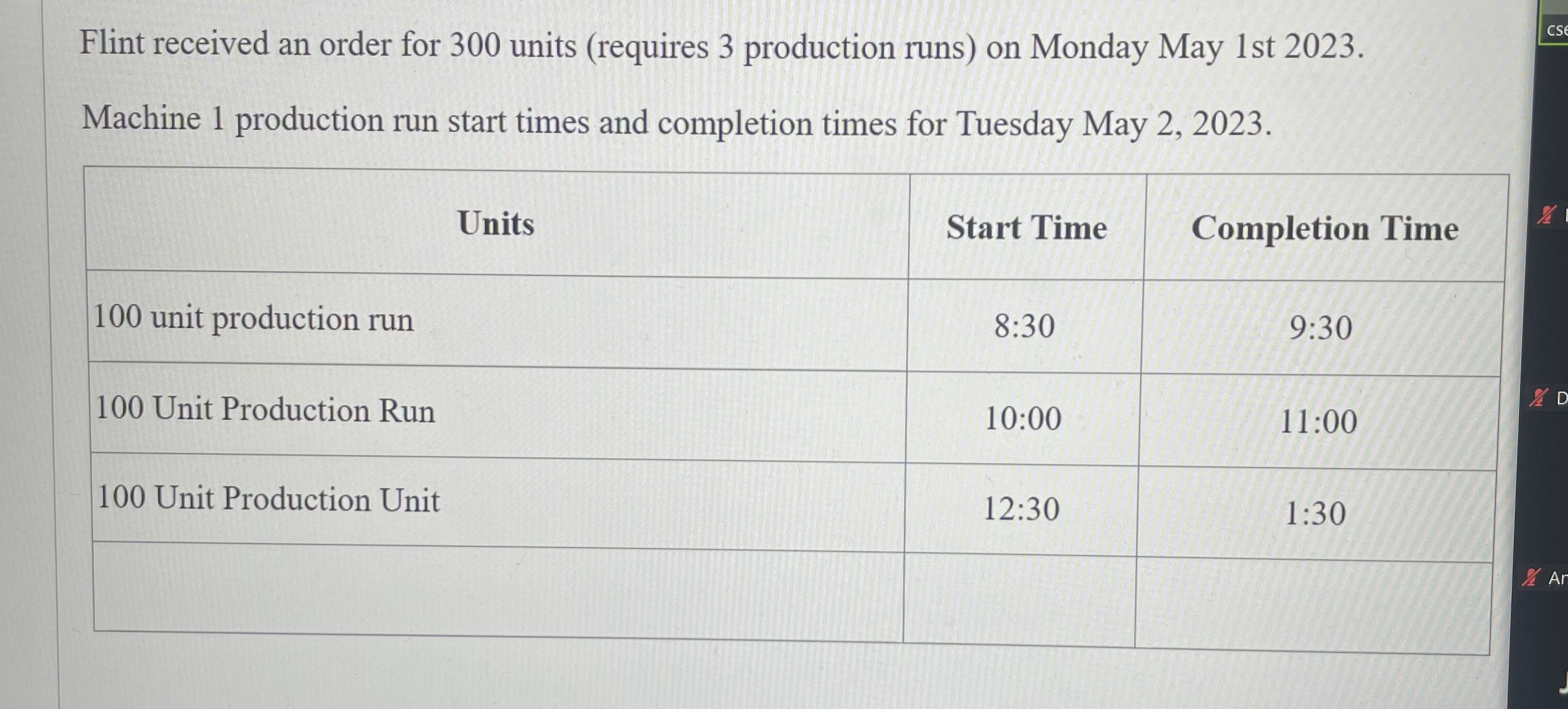 Solved Flint Manufacturing produces one product.Flint | Chegg.com