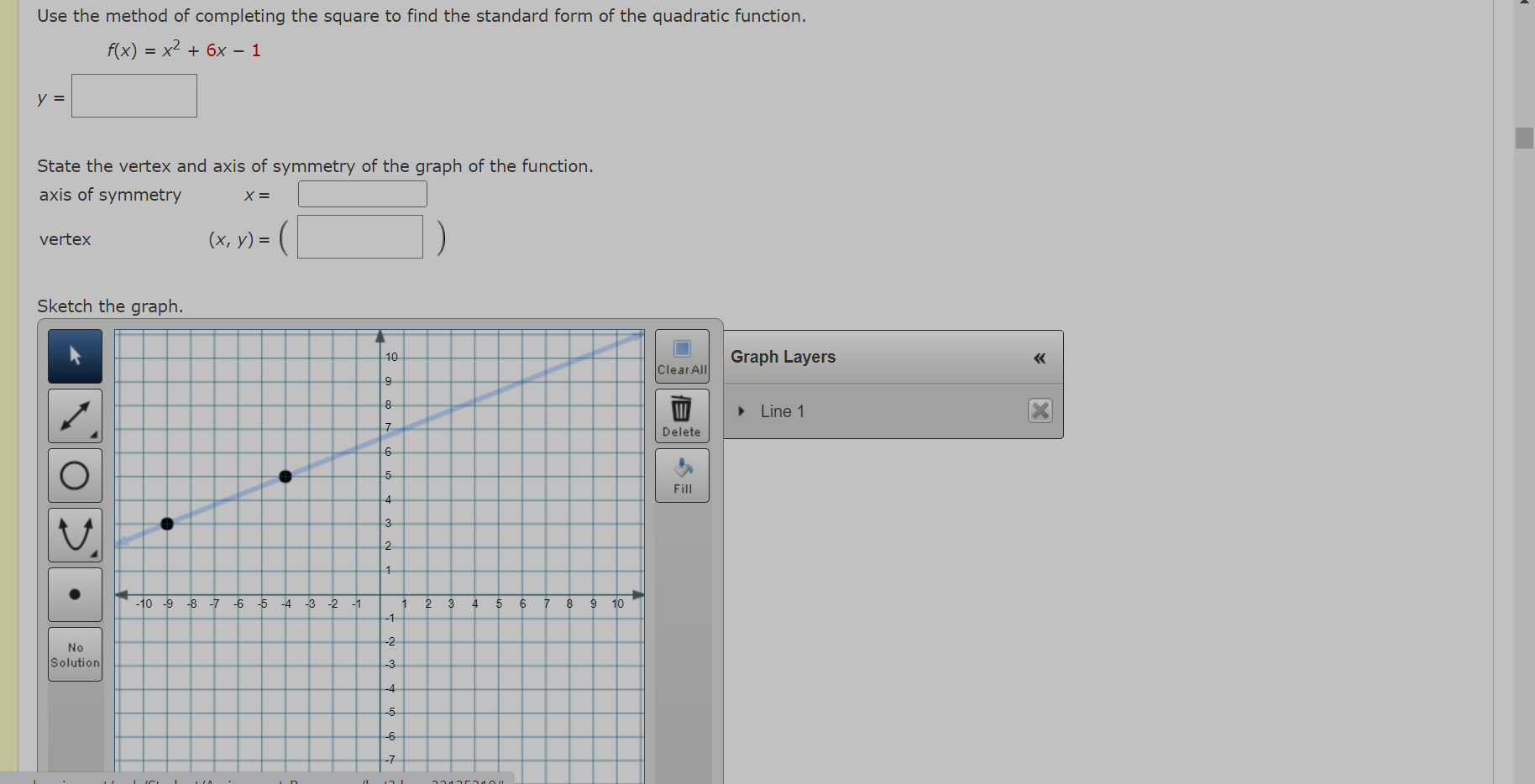 Solved Use the method of completing the square to find the | Chegg.com