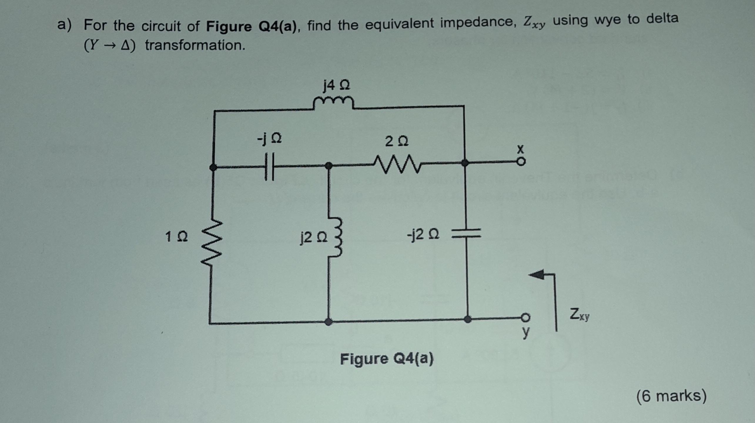 Solved a) For the circuit of Figure Q4(a), find the | Chegg.com