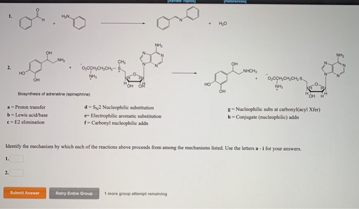 Solved identify the mechanism by which each of the reactions | Chegg.com