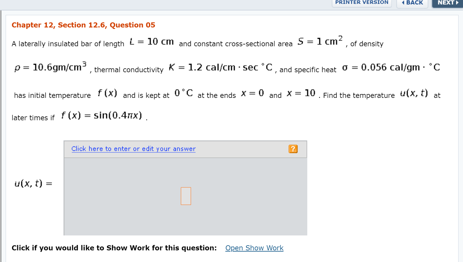 Solved PRINTER VERSION | Chegg.com