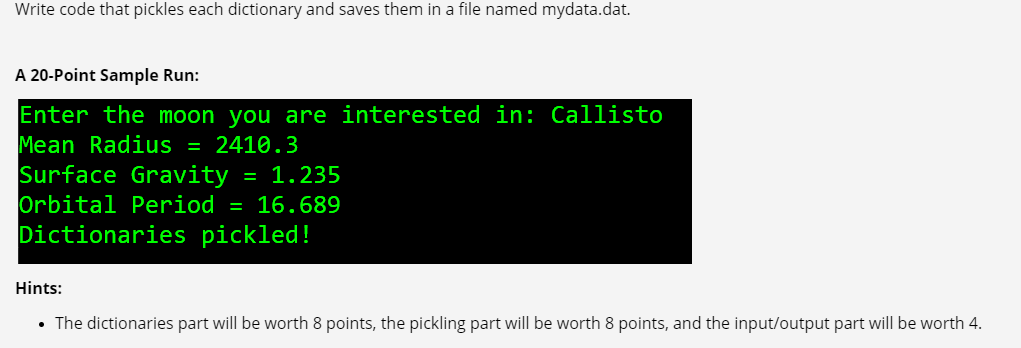 Solved Goals: • Learn how to use dictionaries. • Learn how | Chegg.com