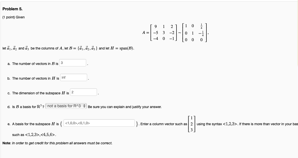 Solved Problem 5 1 Point Given Let A₁ A₂ And A3 Be The