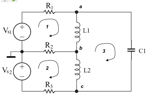 Solved Fig. AC Mesh3b In the circuit, the amplitude and | Chegg.com