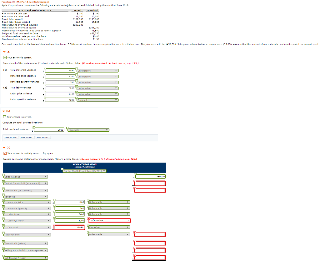 Solved Problem 25-2A (Part Level Submission) Ayala | Chegg.com