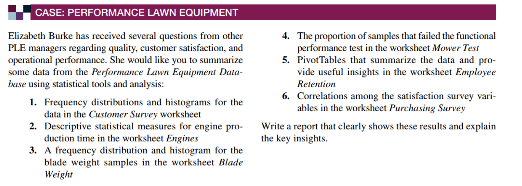 Correlations among the satisfaction survey variables | Chegg.com