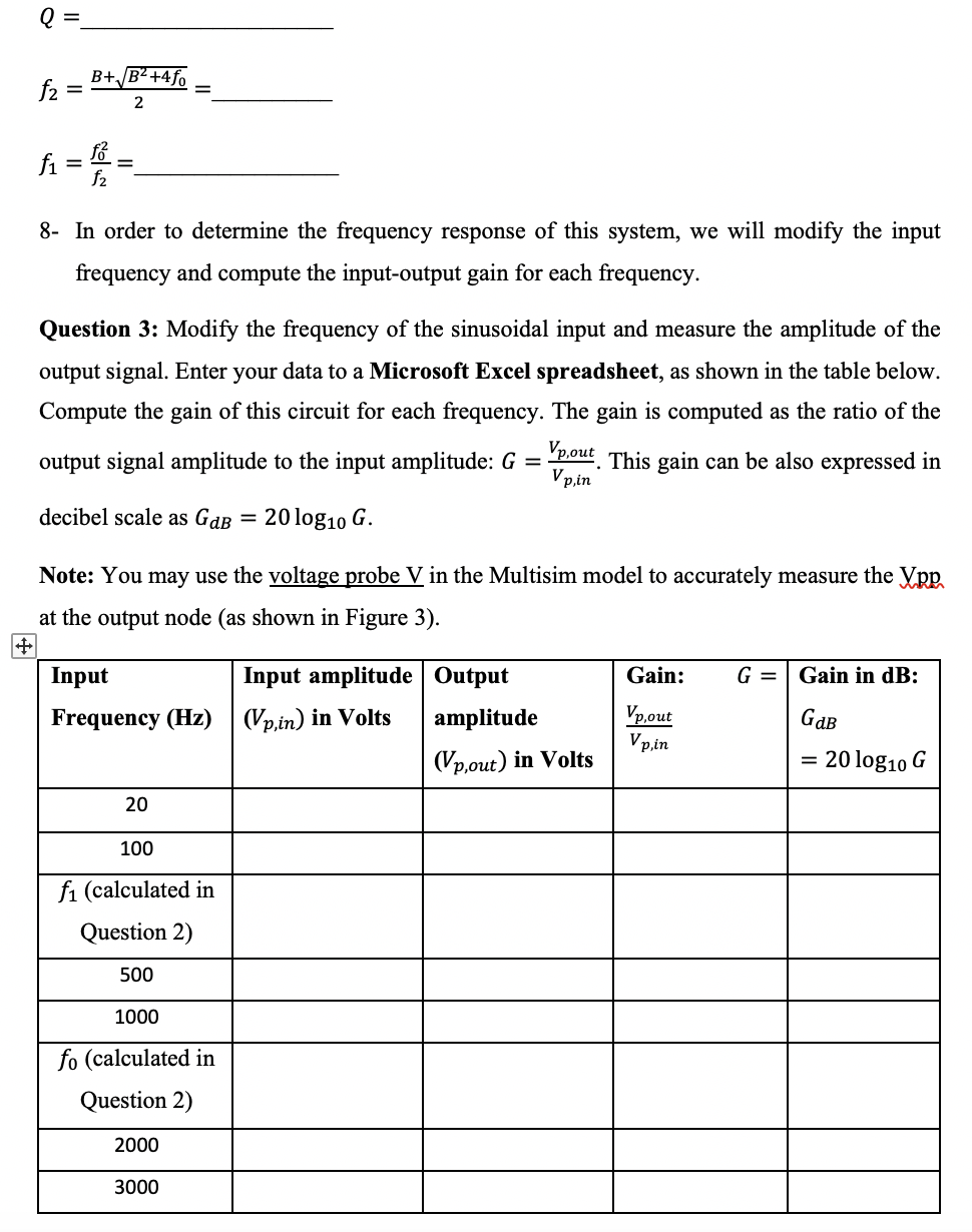 Solved III. Series RLC Circuit using NI Multisim In this | Chegg.com