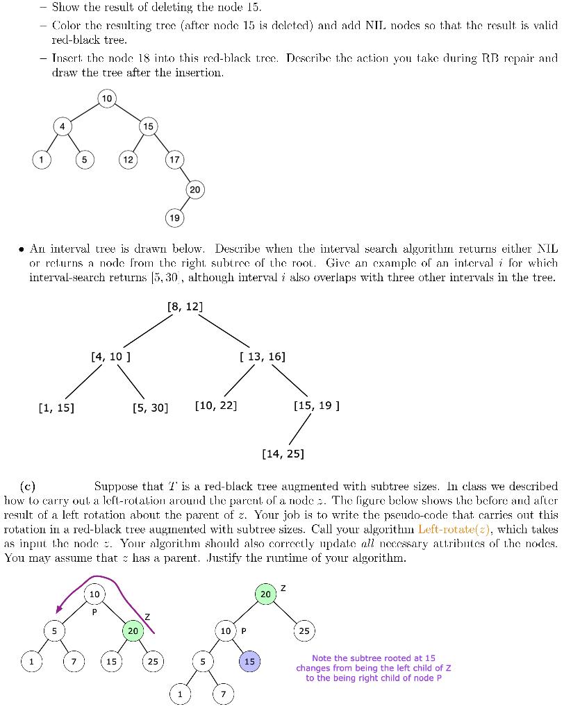 Solved (a) Let T be a red-black tree with exactly 10 | Chegg.com