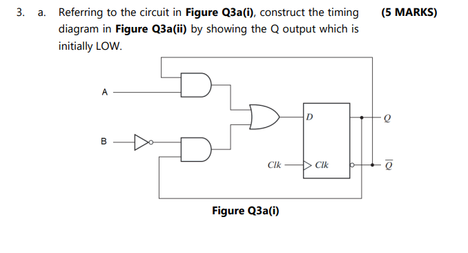 Solved 3. (5 MARKS) a. Referring to the circuit in Figure | Chegg.com