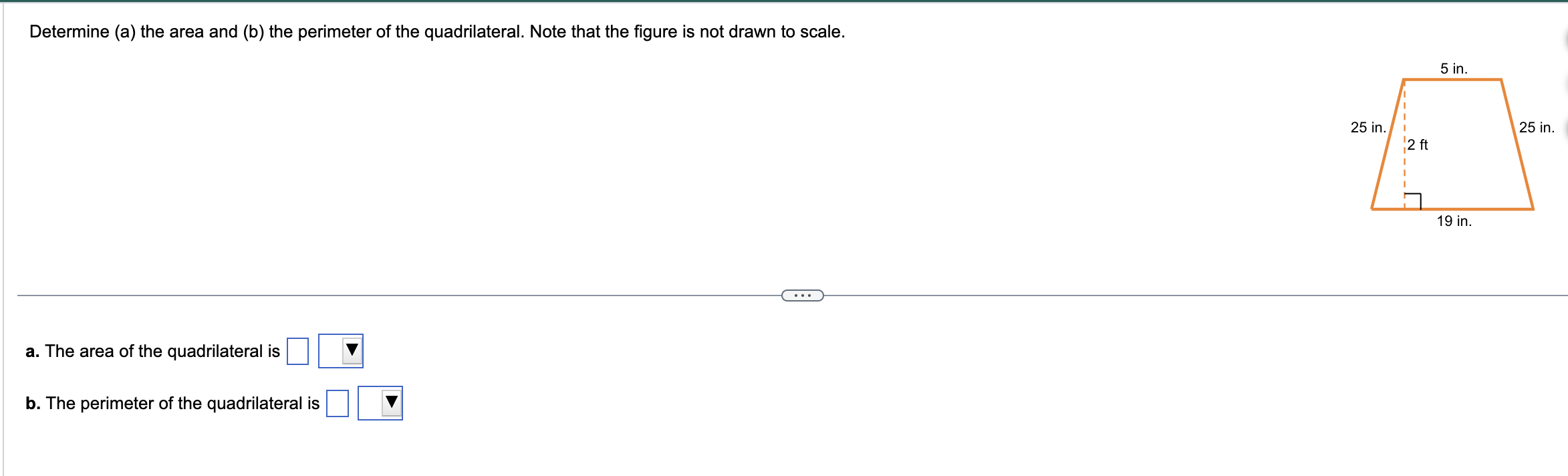 Solved Determine (a) the area and (b) the perimeter of the | Chegg.com