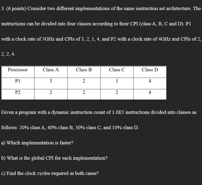 Solved 6 ﻿points ﻿consider Two Different Implementations