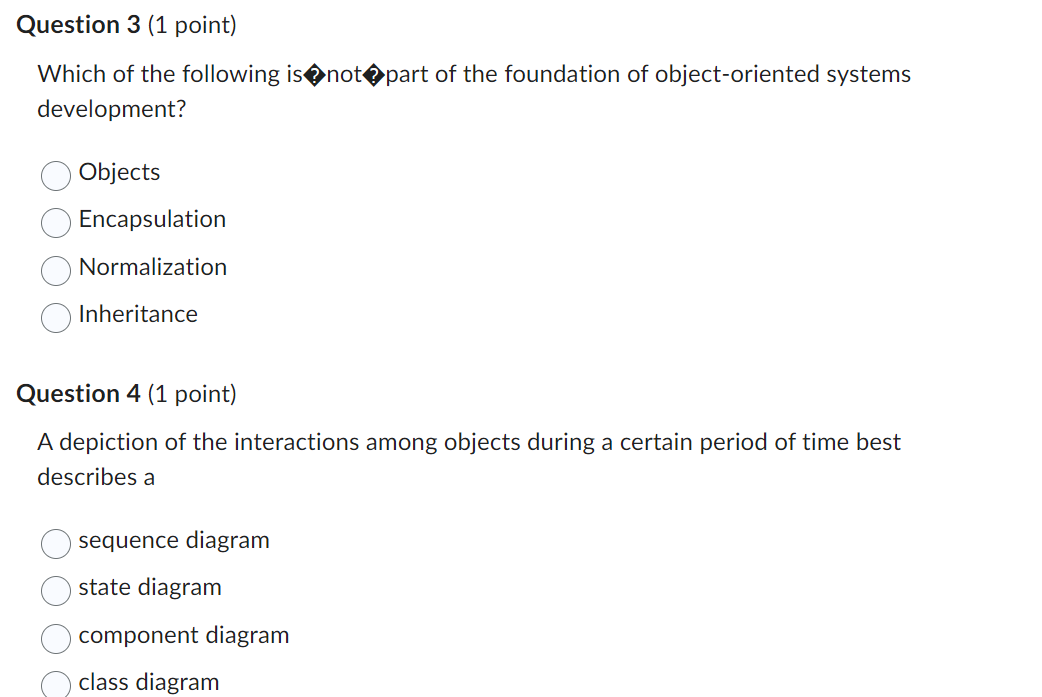 Solved A state diagram: is a model of the states of an | Chegg.com