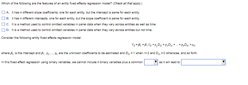 Solved Which of the following are the features of an entity | Chegg.com