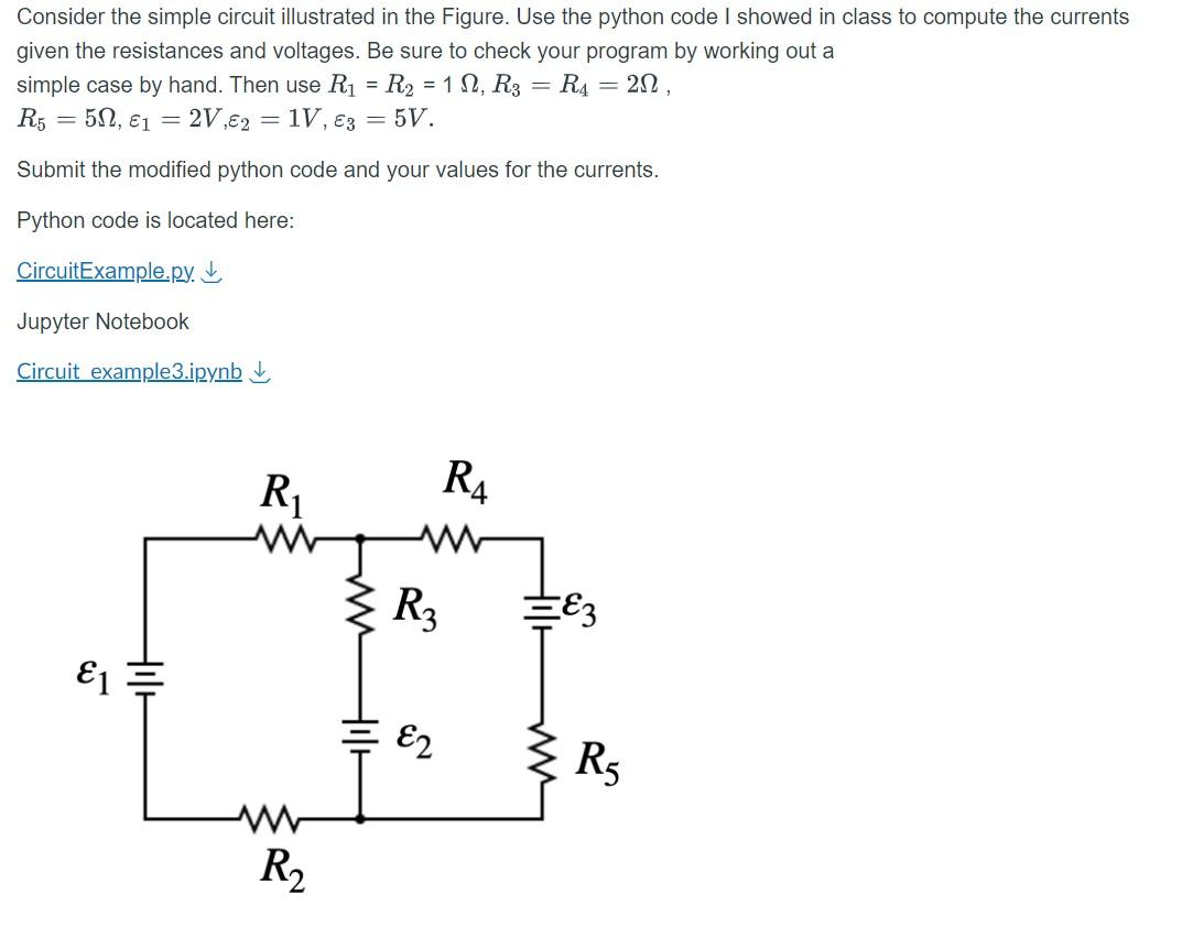 Consider the simple circuit illustrated in the | Chegg.com
