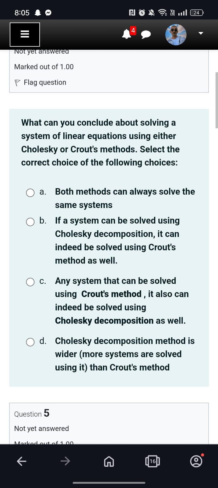 Solved What Can You Conclude About Solving Asystem Of Linear