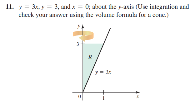 Solved 9-34. Shell method Let R be the region bounded by the | Chegg.com