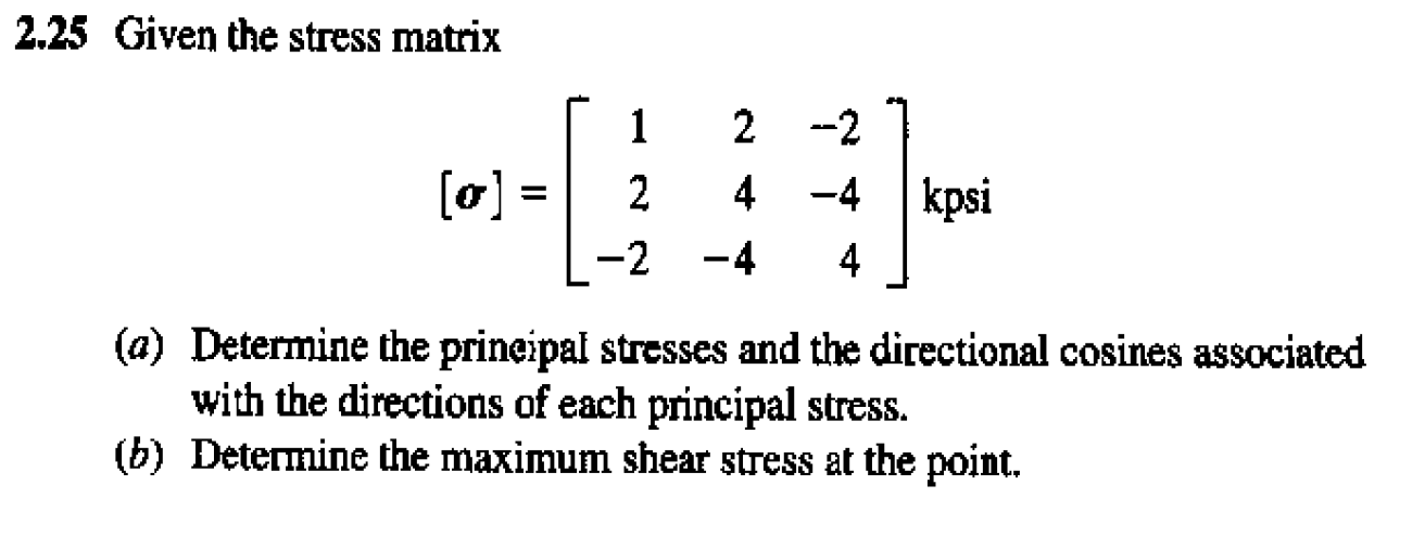 Solved Determine the directional cosines for EACH of the | Chegg.com