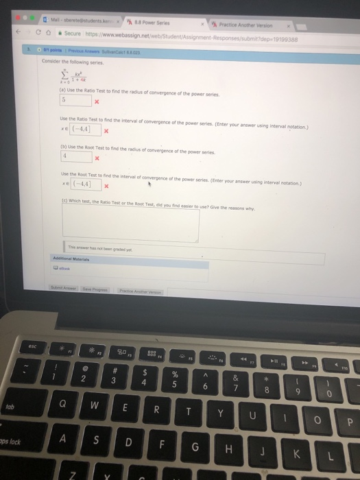 Solved % 8.8 Power Series %Practice Another version C O 욜 | Chegg.com