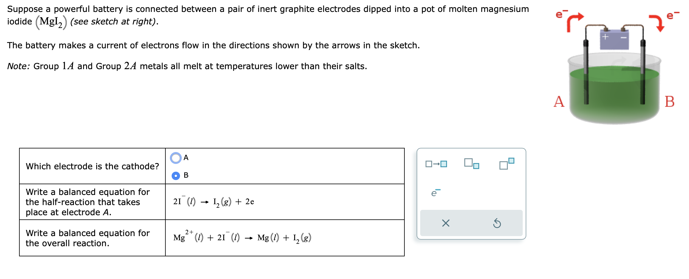 Solved Suppose a powerful battery is connected between a | Chegg.com