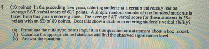 Solved (10 points) In the preceding five years, cntering | Chegg.com