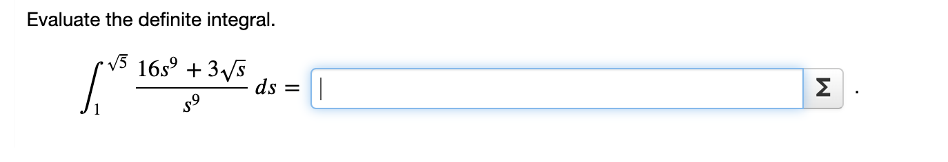 Solved Evaluate the definite integral. | Chegg.com