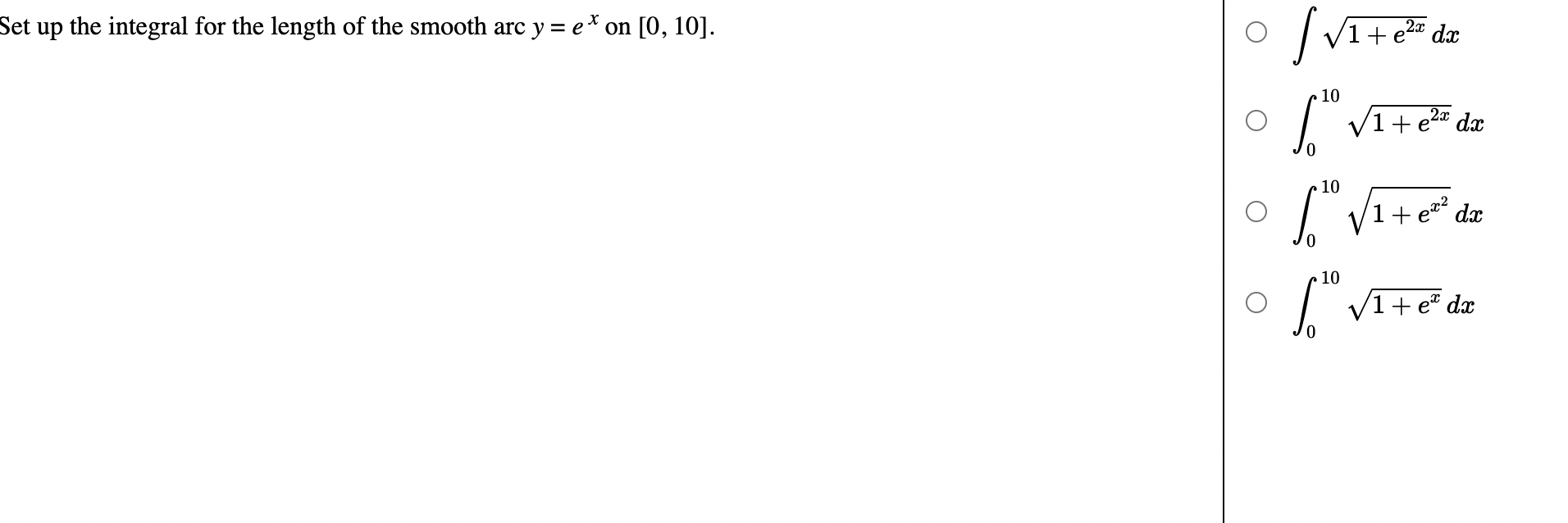 Solved Set up the integral for the length of the smooth arc | Chegg.com