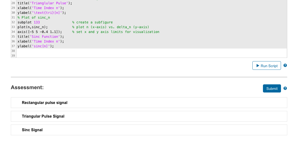 Problem 1: Plotting Discrete-Time Signals In this | Chegg.com