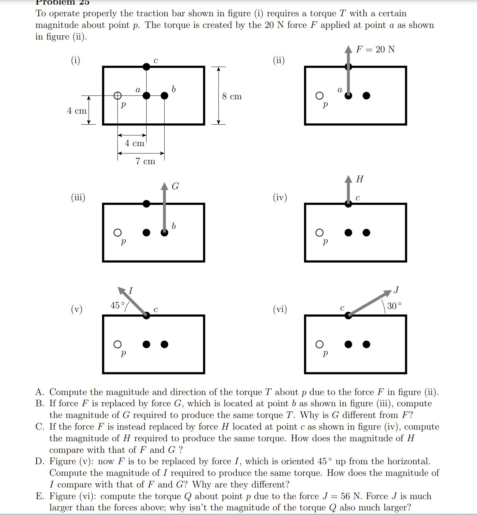 Solved To operate properly the traction bar shown in figure | Chegg.com