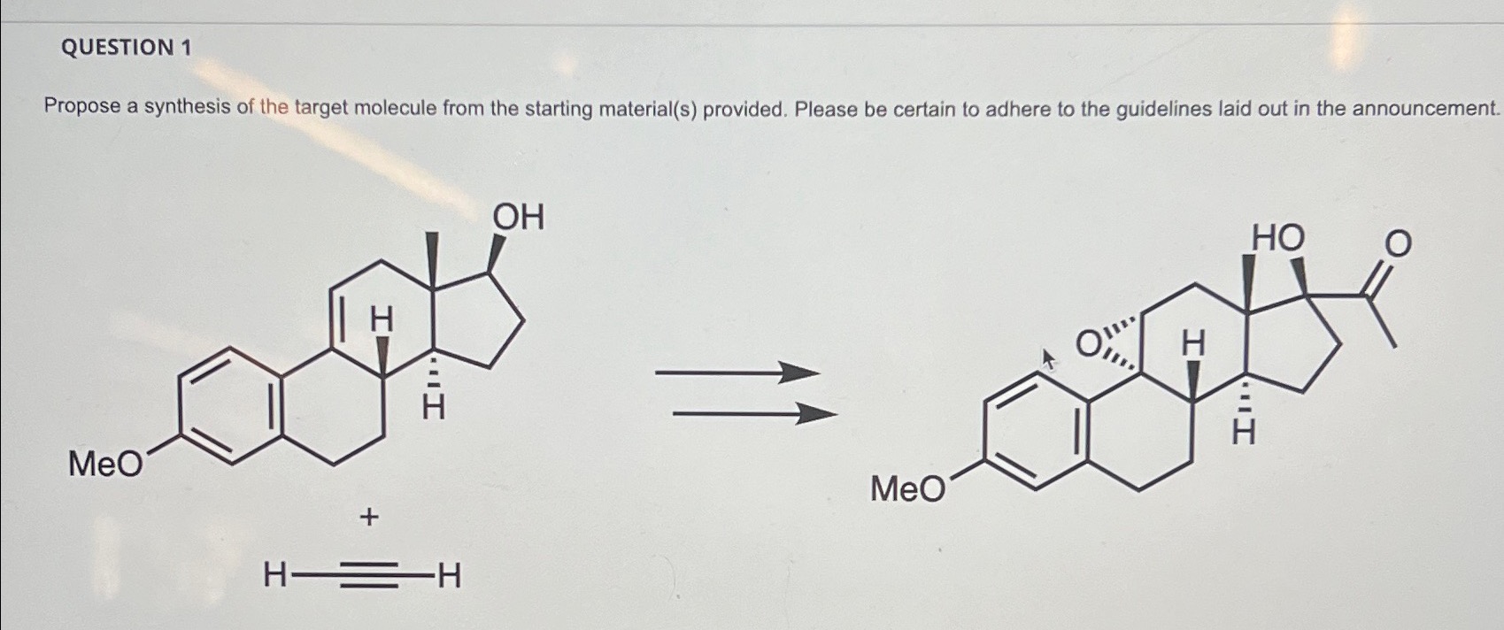 Solved Propose a synthesis of the target molecule from the | Chegg.com