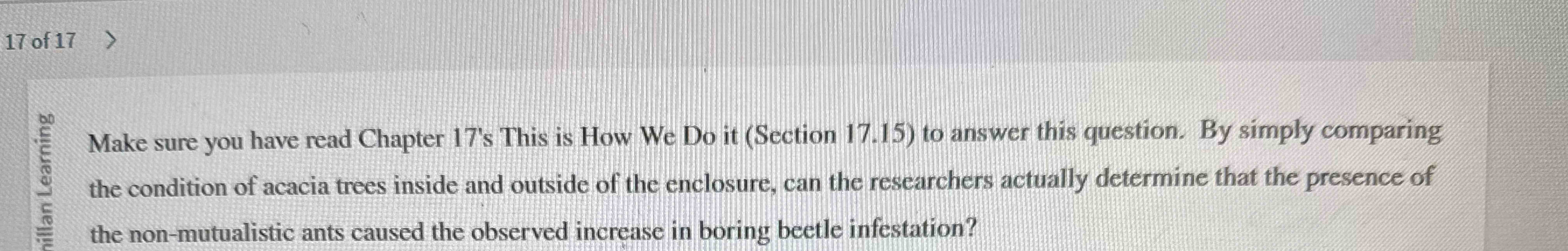 Solved 17 ﻿of 17>Make sure you have read Chapter 17's This | Chegg.com