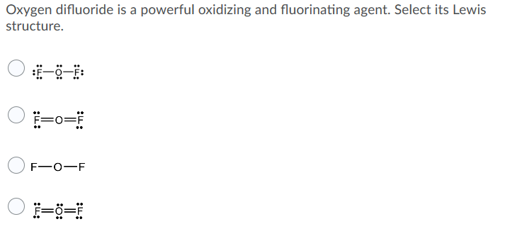 Solved Oxygen difluoride is a powerful oxidizing and | Chegg.com