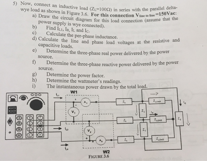 Now, connect an inductive load (Z_L = 100 Ohm) in | Chegg.com