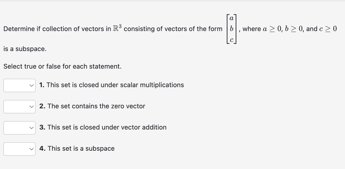 Solved Determine if collection of vectors in R3 ﻿consisting | Chegg.com