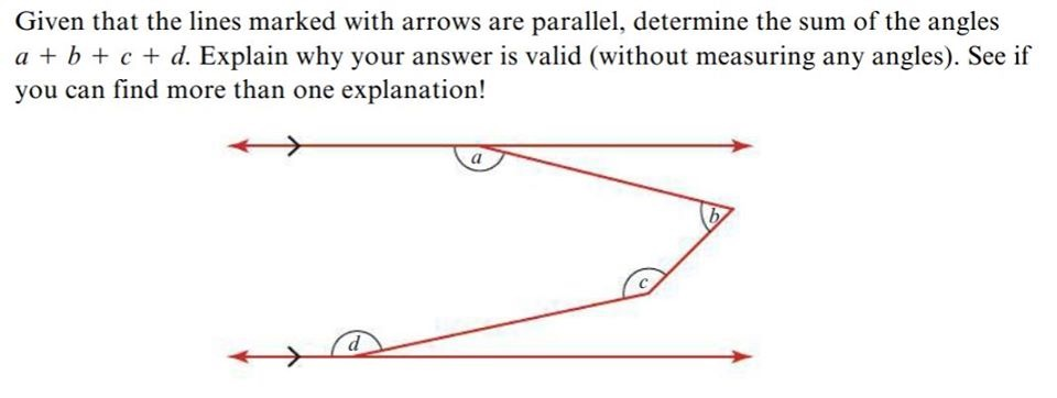 Solved Given that the lines marked with arrows are parallel, | Chegg.com