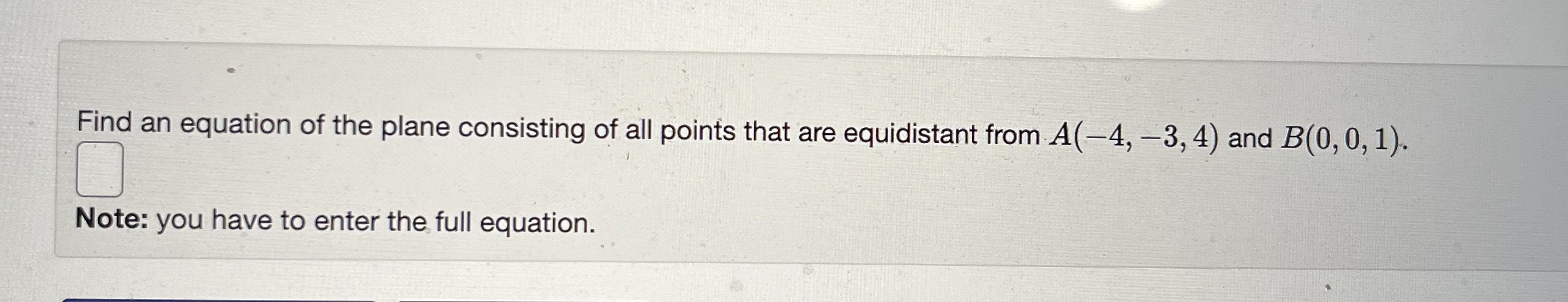 Solved Find an equation of the plane consisting of all | Chegg.com