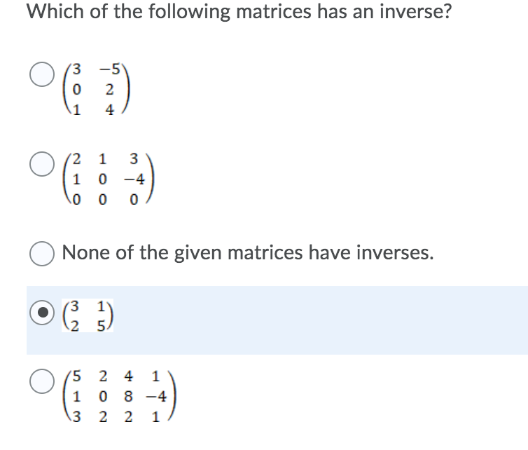 Solved A is a 2 x 3 matrix, C is a 2 x 5 matrix and AB = C. | Chegg.com