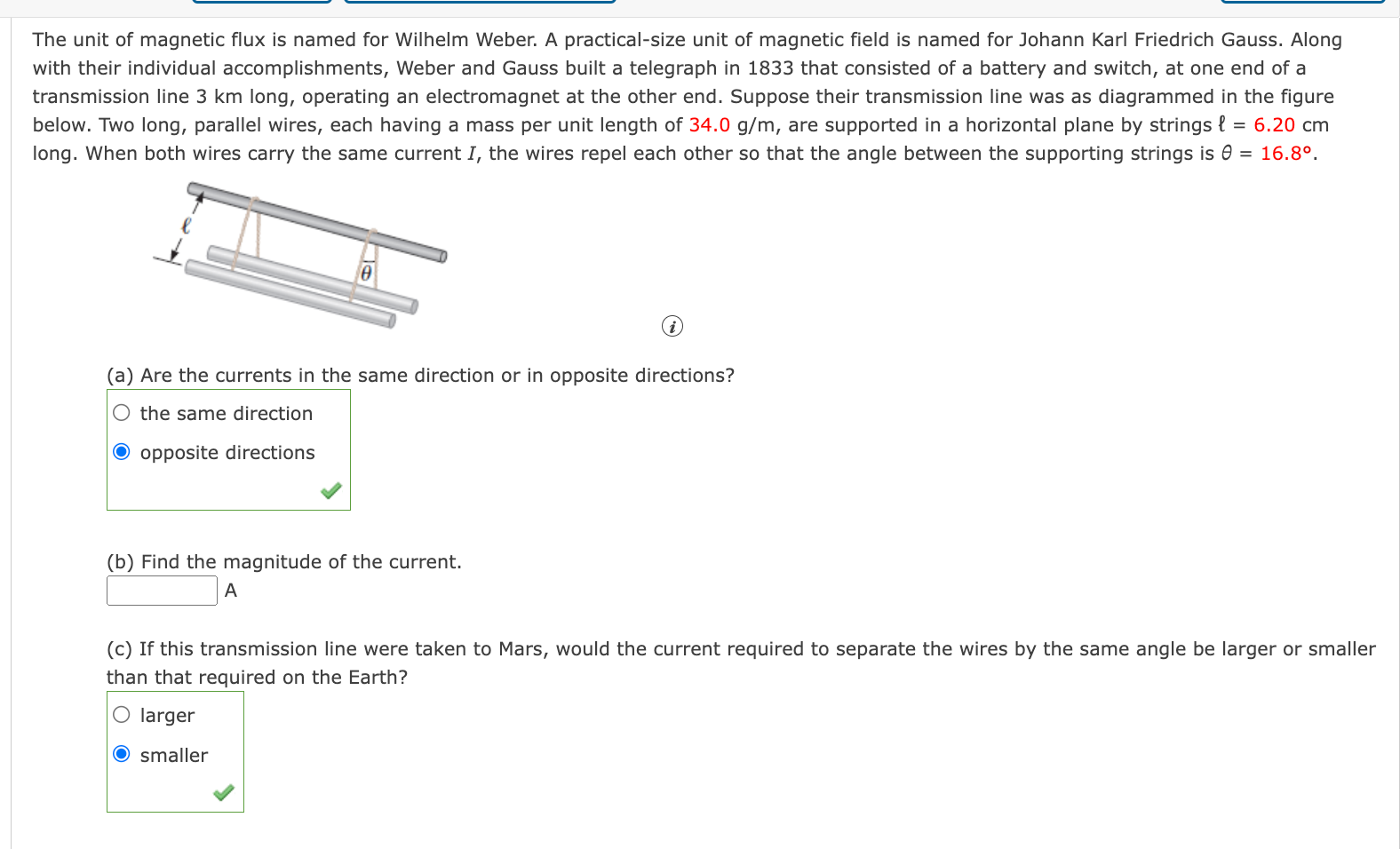 Solved he unit of magnetic flux is named for Wilhelm Weber. | Chegg.com